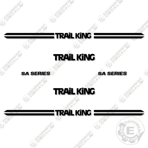 Fits Trail King TK110SA-533 Decal kit Trailer – Equipment Decals