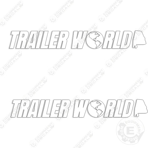 Fits Trailer World Trailer Decal Kit 37" Wide – Equipment Decals