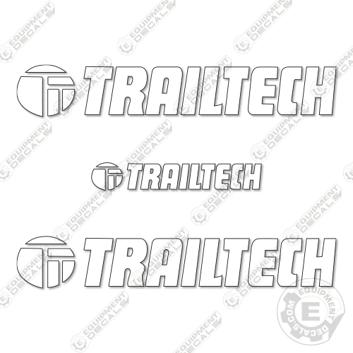 Fits Trailtech Trailer Decal Kit – Equipment Decals
