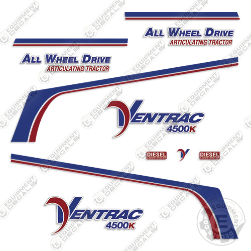 Ventrac 4500K Decal Kit Tractor – Equipment Decals