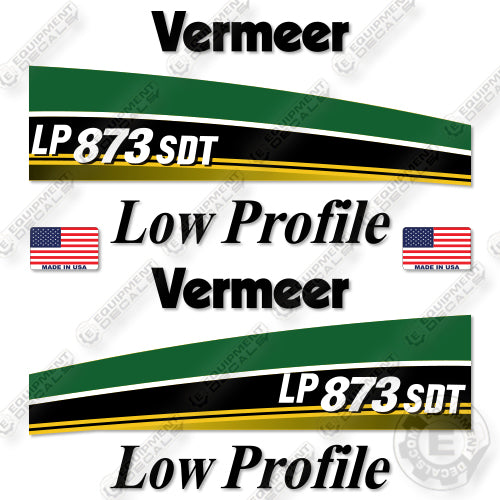 Fits Vermeer LP873SDT Decal Kit Excavator – Equipment Decals