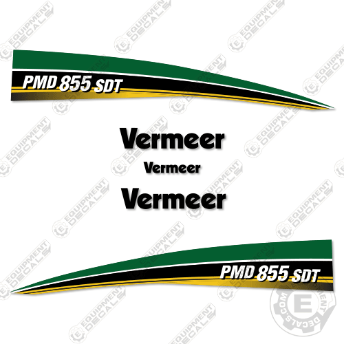 Fits Vermeer PMD855SDT Decal Kit Vacuum Excavator – Equipment Decals