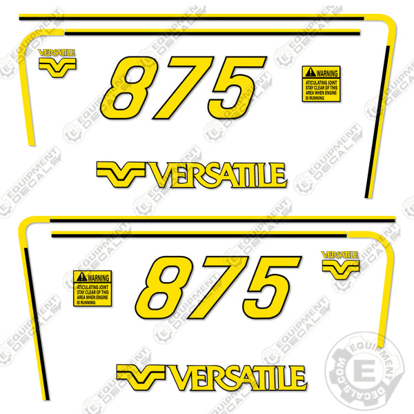 Fits Versatile 875 Decal Kit Tractor – Equipment Decals