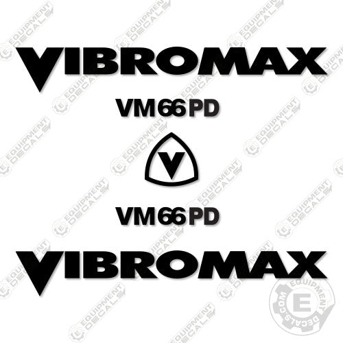 Fits Vibromax VM66PD Decal Kit Roller – Equipment Decals