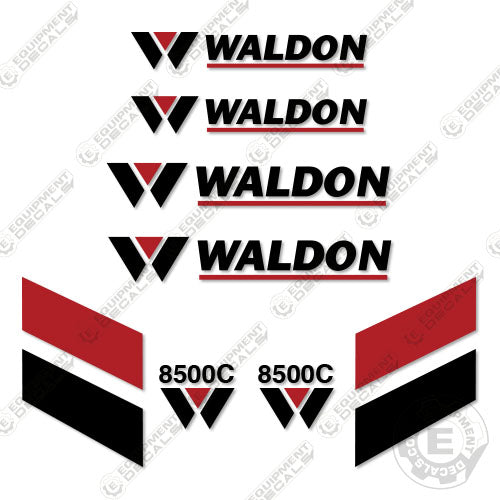 Fits Waldon 8500C Decal Kit Loader – Equipment Decals