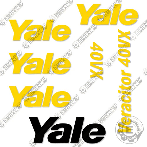 Fits Yale GLC040SVX Decal Kit Forklift – Equipment Decals