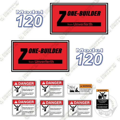 Fits Zone-Builder 120 Decal Kit SubSoiler – Equipment Decals