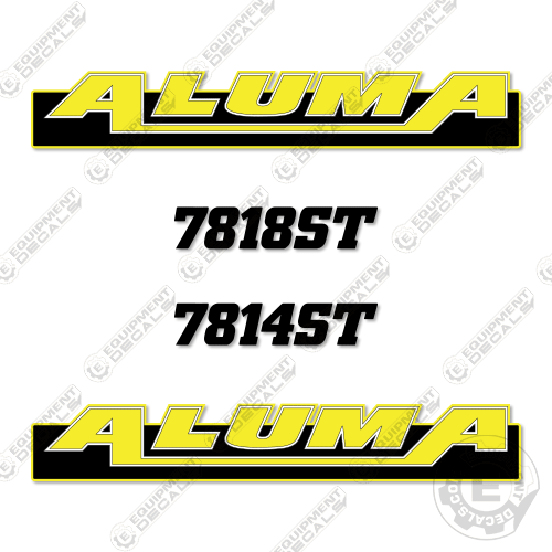 Fits Aluma 7818ST Decal Kit Trailer (Set of 2) – Equipment Decals