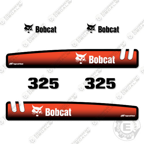 Fits Bobcat 325 Decal Kit Corrections – Equipment Decals