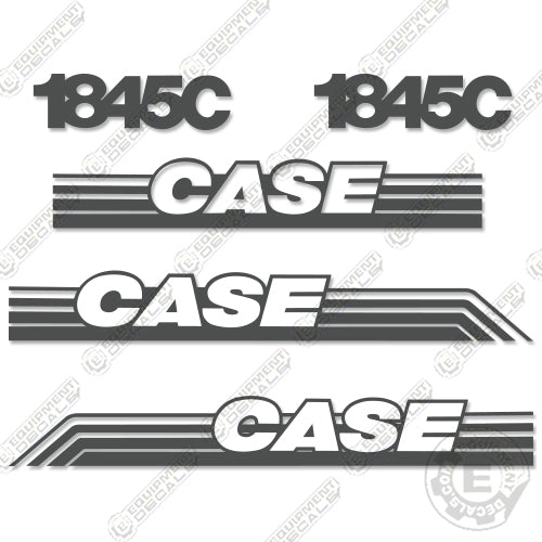 Fits Case 1845C Decal Kit Skid Steer – Equipment Decals