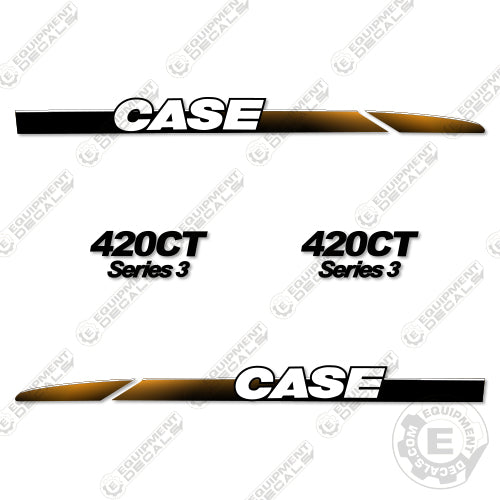 Fits Case 420CT Decal Kit Track Loader – Equipment Decals