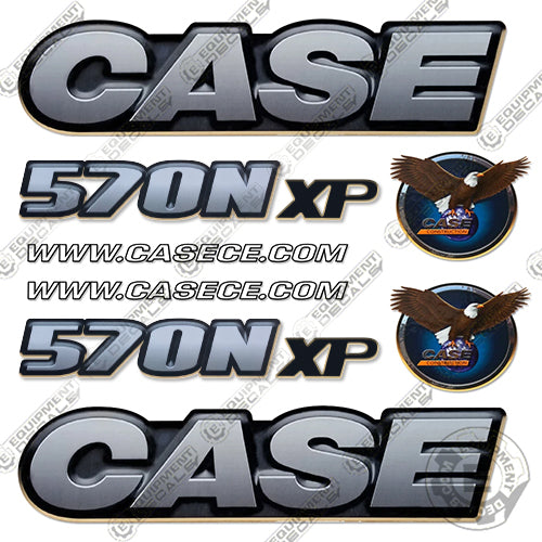 Fits Case 570N XP Decal Kit Tractor Loader – Equipment Decals