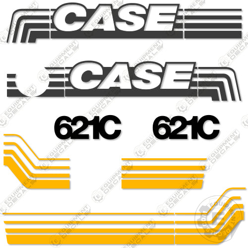 Fits Case 621C Decal Kit Wheel Loader – Equipment Decals