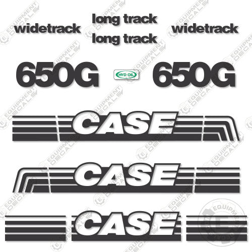 Fits Case 650G Decal Kit Dozer – Equipment Decals
