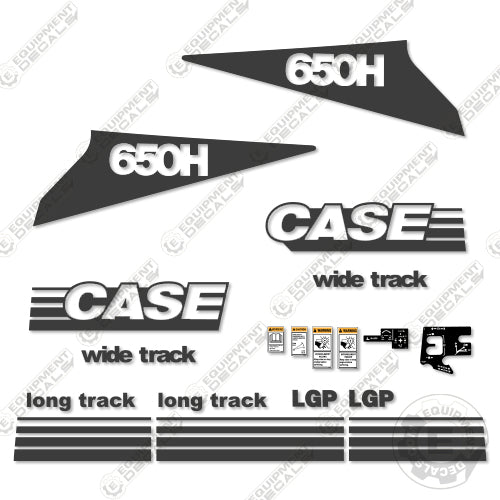 Fits Case 650H Decal kit Dozer – Equipment Decals