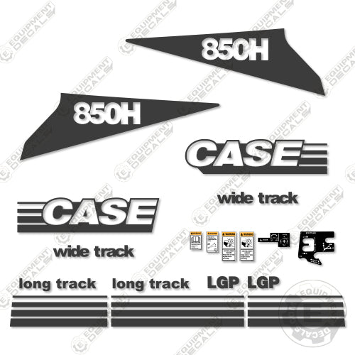 Fits Case 850H LGP Decal kit Dozer – Equipment Decals