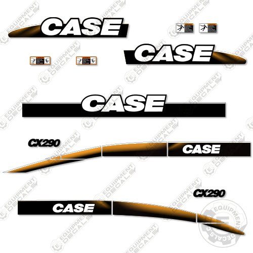 Fits Case CX290 Decal Kit Excavator – Equipment Decals