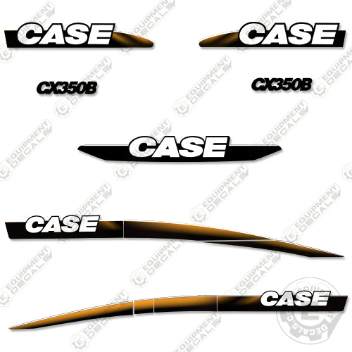 Fits Case CX350B Decal Kit Excavator – Equipment Decals