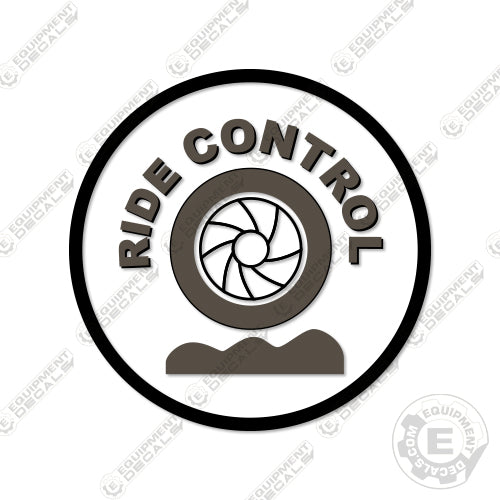 Fits Case Ride Control Decal for Backhoe Loader (8") – Equipment Decals