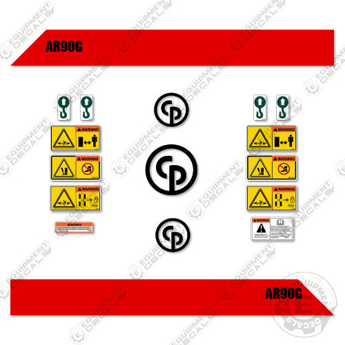 Fits CP AR90G Decal Kit Roller – Equipment Decals