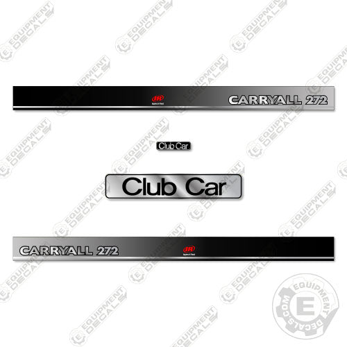 Fits Club Car Carryall 272 Decal Kit Golf Cart – Equipment Decals