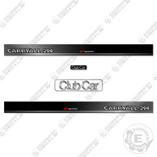 Fits Club Car Carryall 294 Decal Kit Golf Cart – Equipment Decals