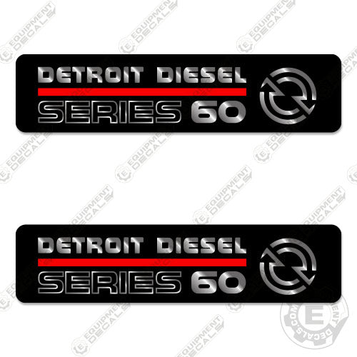 Fits Detroit Diesel 60 Series Decal Kit Engine – Equipment Decals