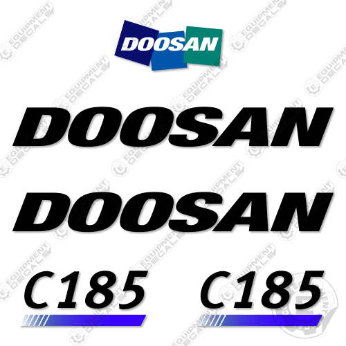 Fits Doosan C185 Decal Kit Compressor – Equipment Decals
