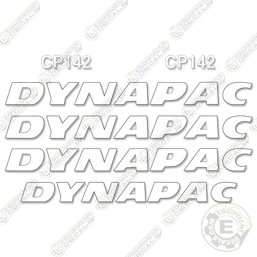 Fits Dynapac CP 142 Decal Kit Roller – Equipment Decals