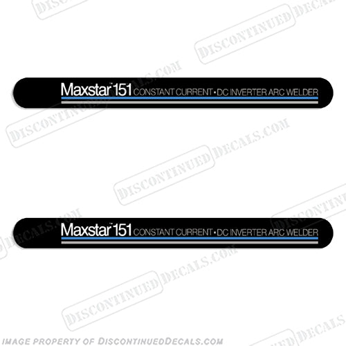 Fits Miller Maxstar 151 Generator Decal Kit – Equipment Decals