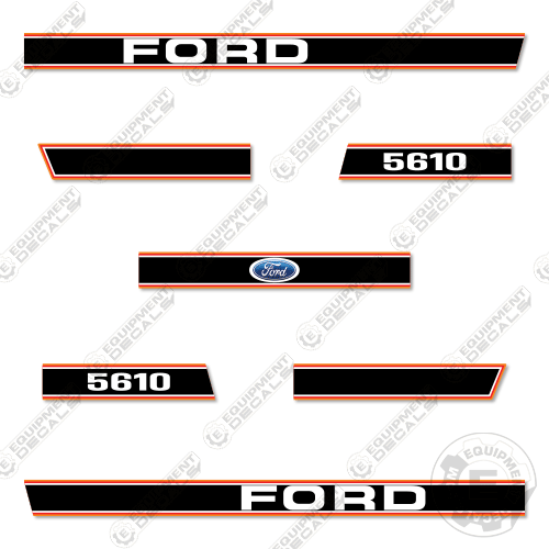 Fits Ford 5610 Decal Kit Tractor – Equipment Decals