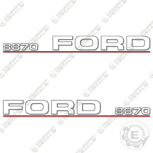 Fits Ford 8870 Decal Kit Tractor – Equipment Decals