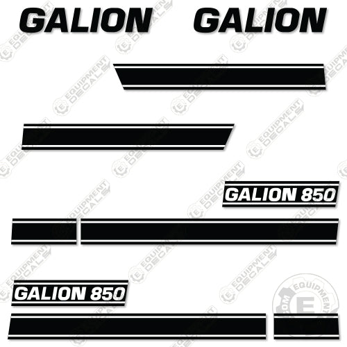 Fits Galion 850 Decal Kit Motor Grader - Scraper – Equipment Decals