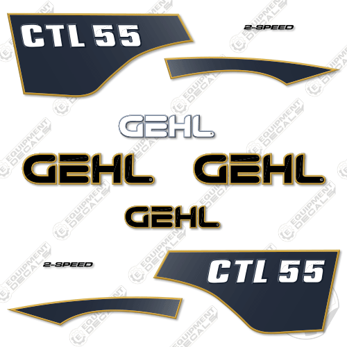 Fits GEHL CTL55 Decal Kit Skid Steer – Equipment Decals