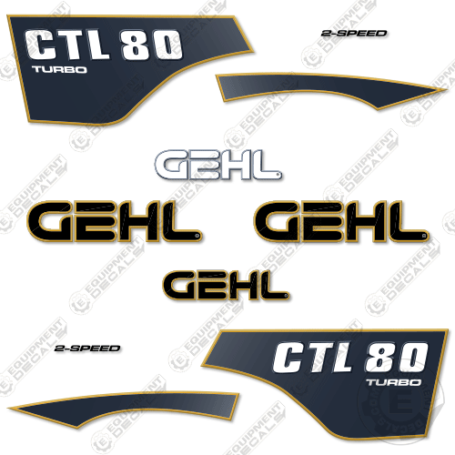 Fits GEHL CTL80 Decal Kit Skid Steer – Equipment Decals