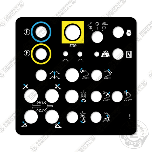 Fits Genie TZ50 Ground Control Decal 82880 – Equipment Decals