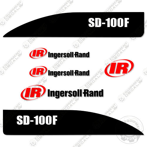 Fits Ingersoll-Rand SD-100F Decal Kit Roller – Equipment Decals