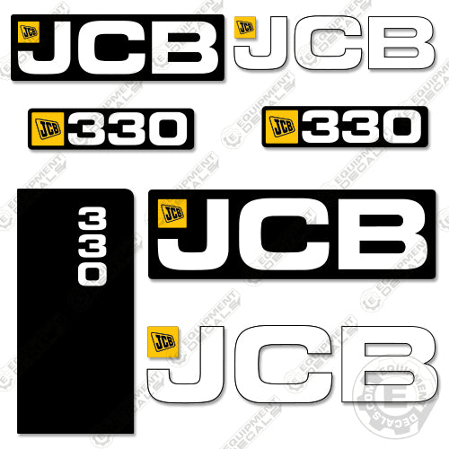 Fits JCB 330 Decal Kit Skid Steer – Equipment Decals