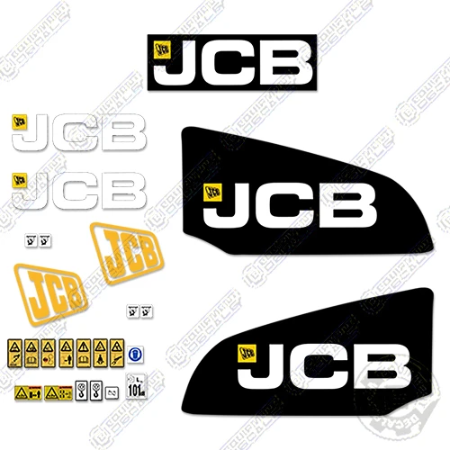 Fits JCB 409b Decal Kit Wheel Loader – Equipment Decals