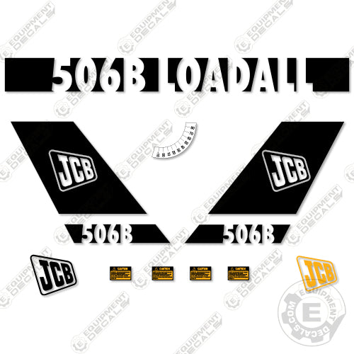 Fits JCB 506B Decal Kit Telehandler – Equipment Decals