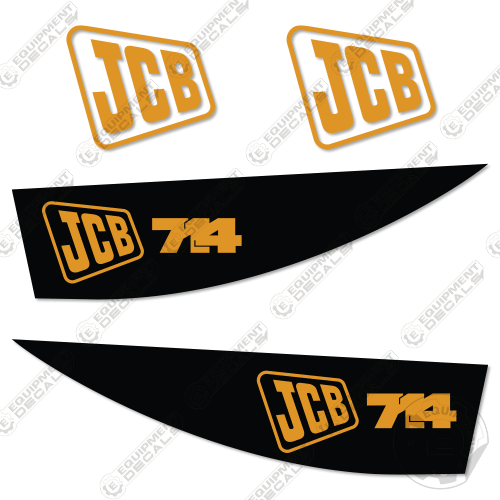 Fits JCB 714 Decal Kit Articulated Dump Truck – Equipment Decals