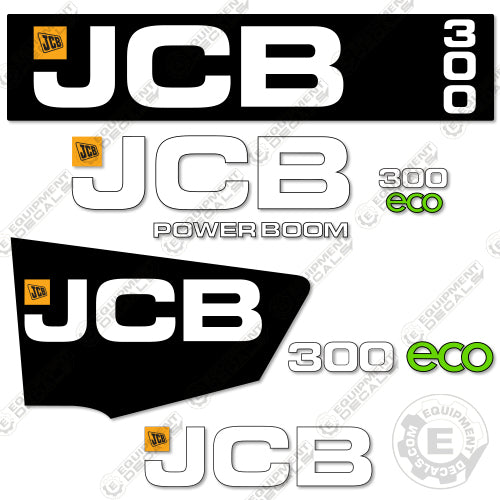 Fits JCB 300 Decal Kit Skid Steer – Equipment Decals