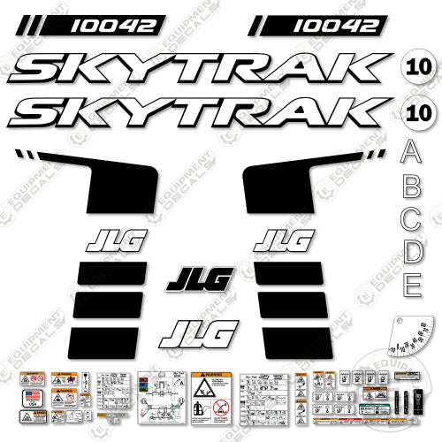 Fits JLG 10042 Decal Kit Telehandler (2019 Version) – Equipment Decals