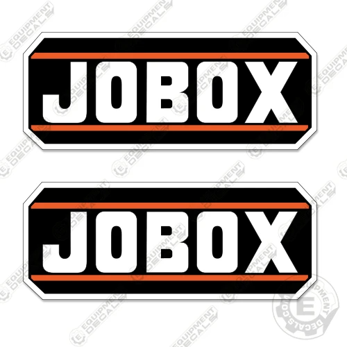 Fits Jobox Decal Kit Storage Box (24" Wide) – Equipment Decals