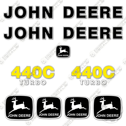 Fits John Deere 440C Decal Kit Skidder – Equipment Decals