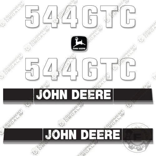 Fits John Deere 544GTC Decal Kit Wheel Loader – Equipment Decals
