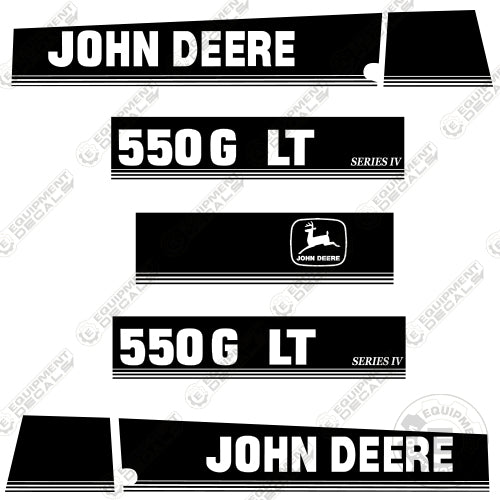 Fits John Deere 550G LT Series 4 Decal Kit Crawler Tractor Dozer ...