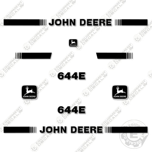 Fits John Deere 644E Decal Kit Wheel Loader – Equipment Decals