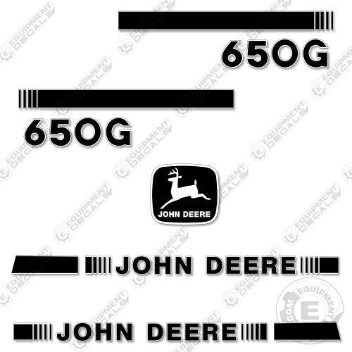 Fits John Deere 650G Decal Kit (Style 2) Dozer – Equipment Decals