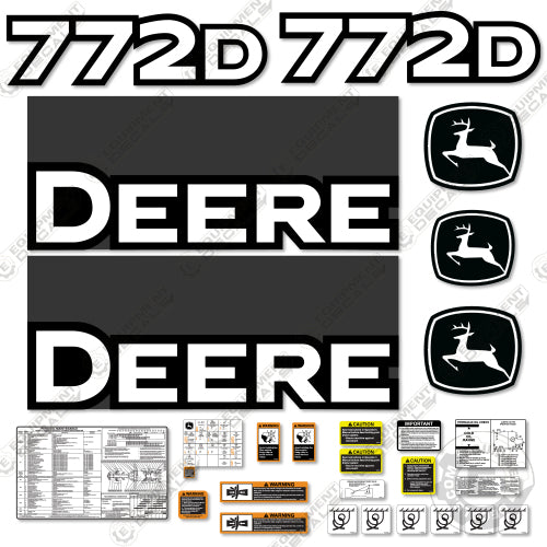 Fits John Deere 772D Decal Kit Motor Grader (2004-2009) - Scraper ...